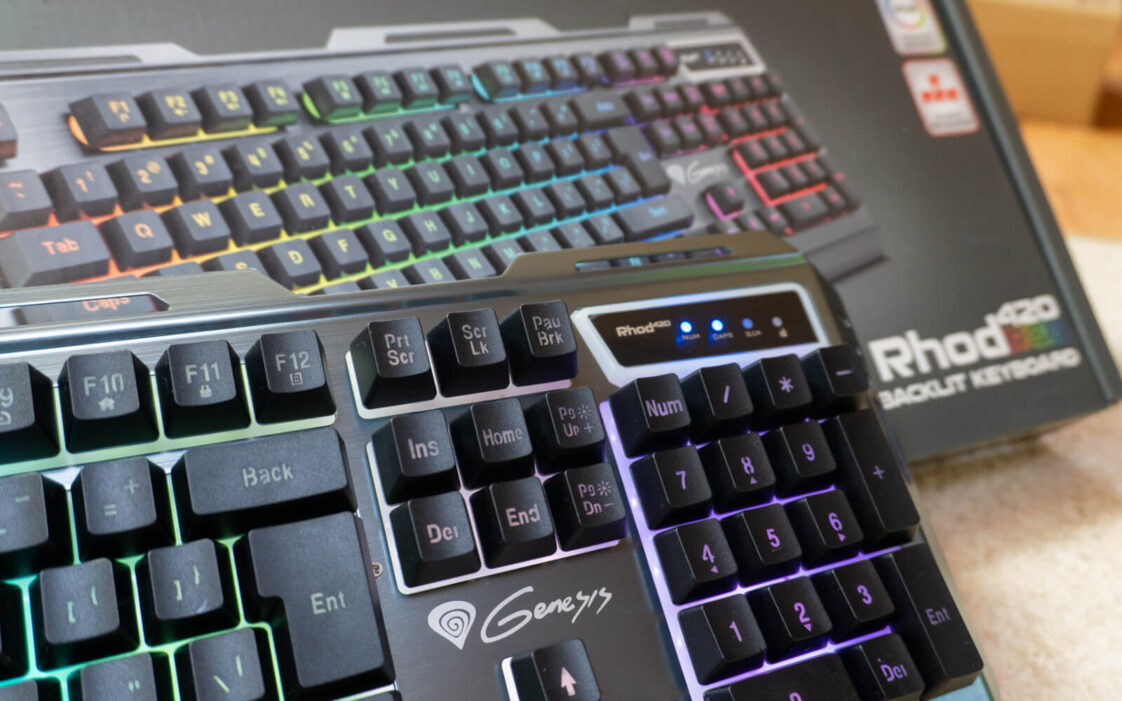 Test Genesis Rhod 420. Tania i dobra klawiatura RGB?